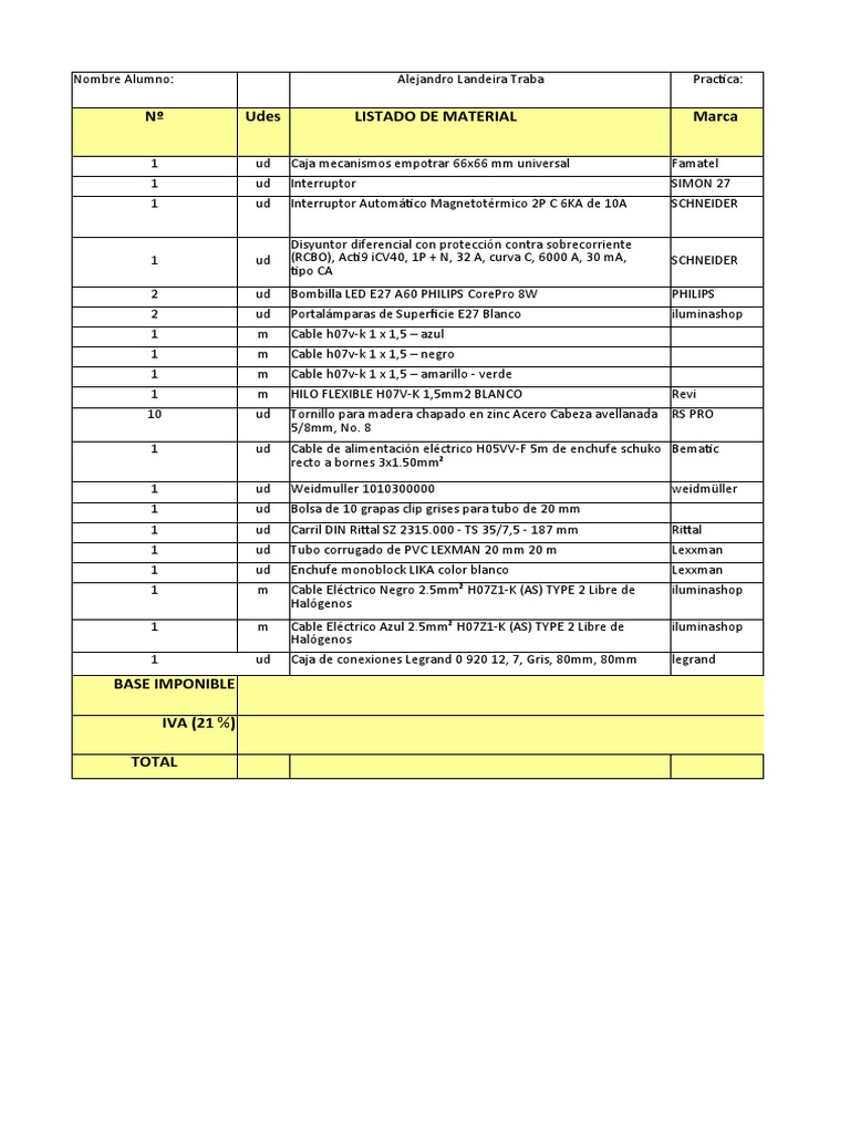 Excel Para Usar Siempre 3 Pdf Energia Electrica Cableado Eléctrico 7973