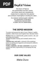 Deped Mission and Vision | PDF