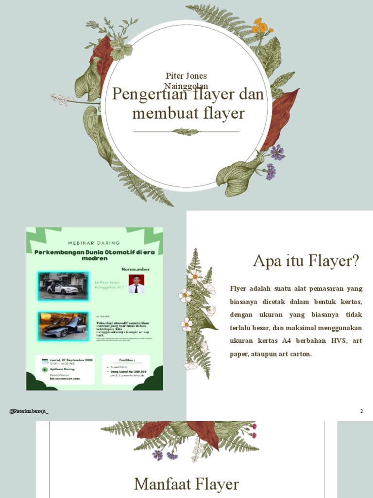 Pengertian Flayer Dan Membuat Flayer | PDF