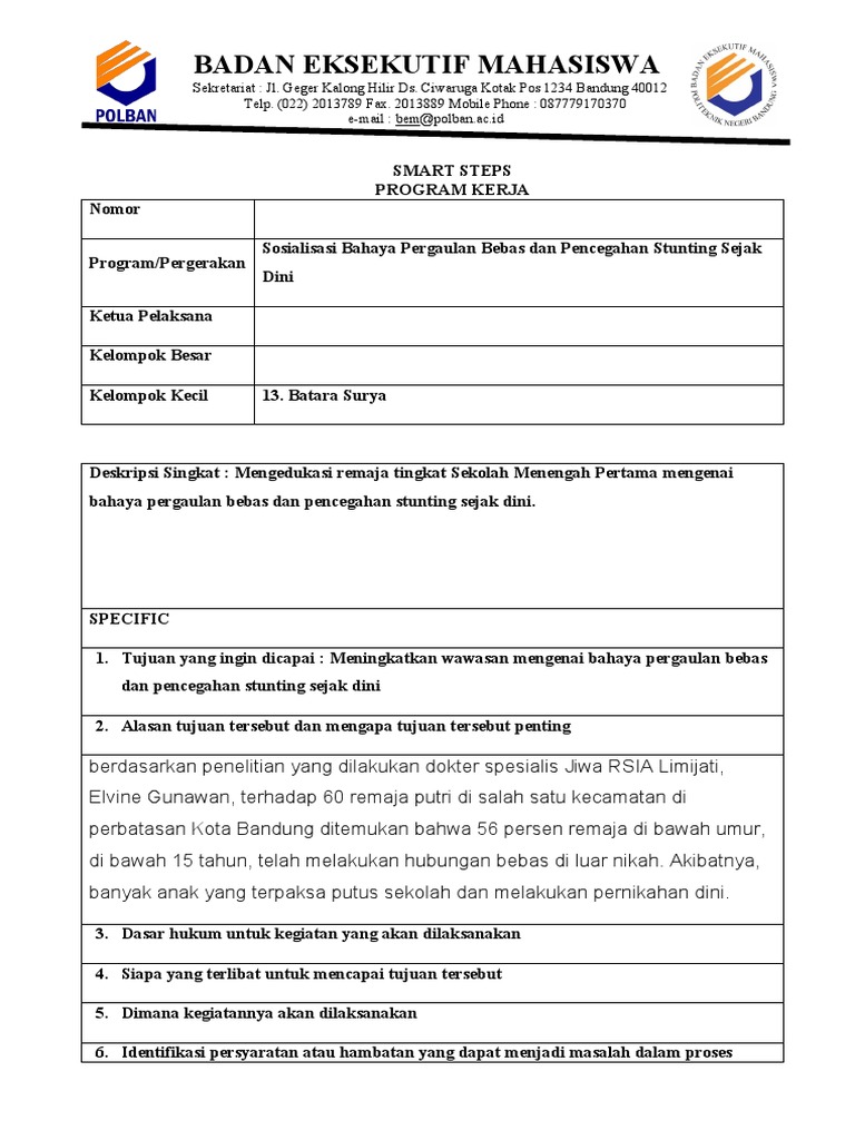 Program Smart Steps: Edukasi Remaja | PDF