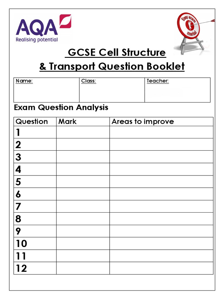 Cell Structure - Transport | Download grátis PDF | Cell (Biology) | Osmosis