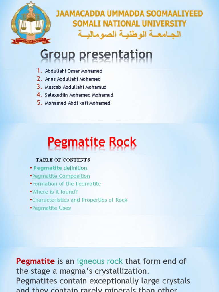 Pegmatite Rock | Download Free PDF | Igneous Rock | Magma