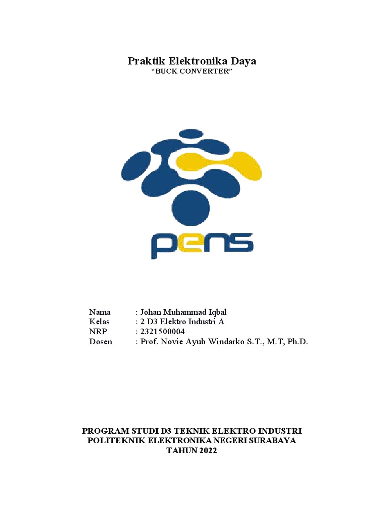 Analisis Rangkaian Buck Converter | PDF