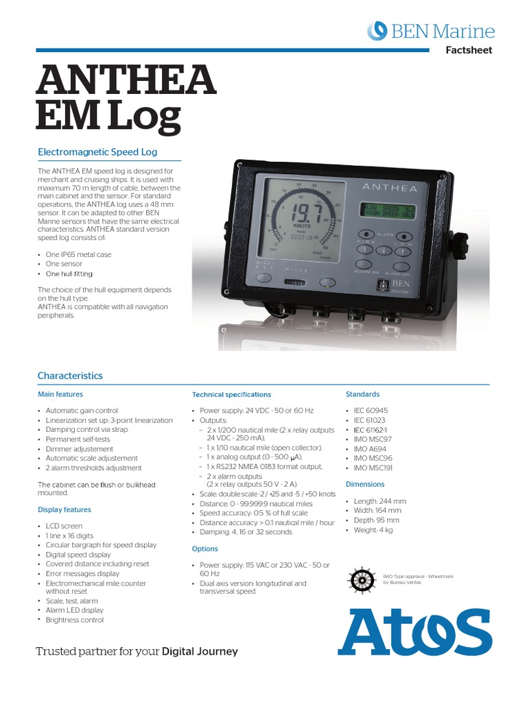Atos Ben Marine Anthea em Log | PDF | Power Supply | Computer Engineering