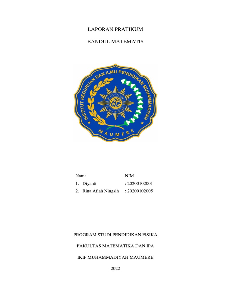 Laporan Pratikum Bandul Matematis | PDF