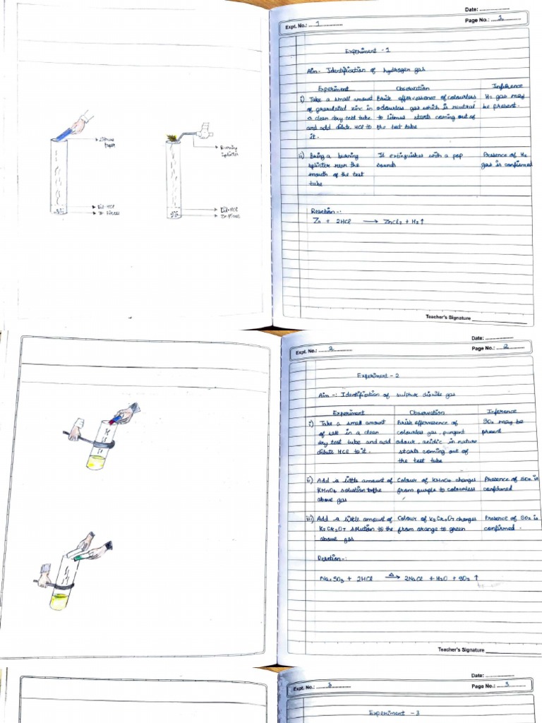 Chemistry Lab Records | PDF