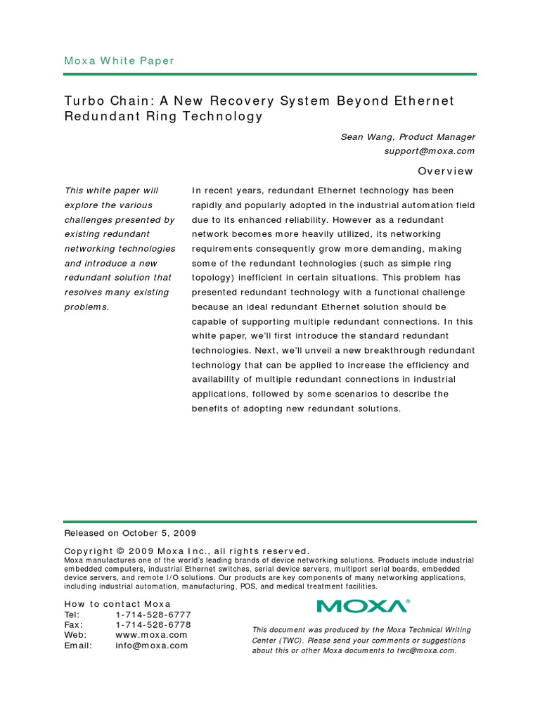 White Paper Turbo Chain | PDF | Computer Network | Network Switch
