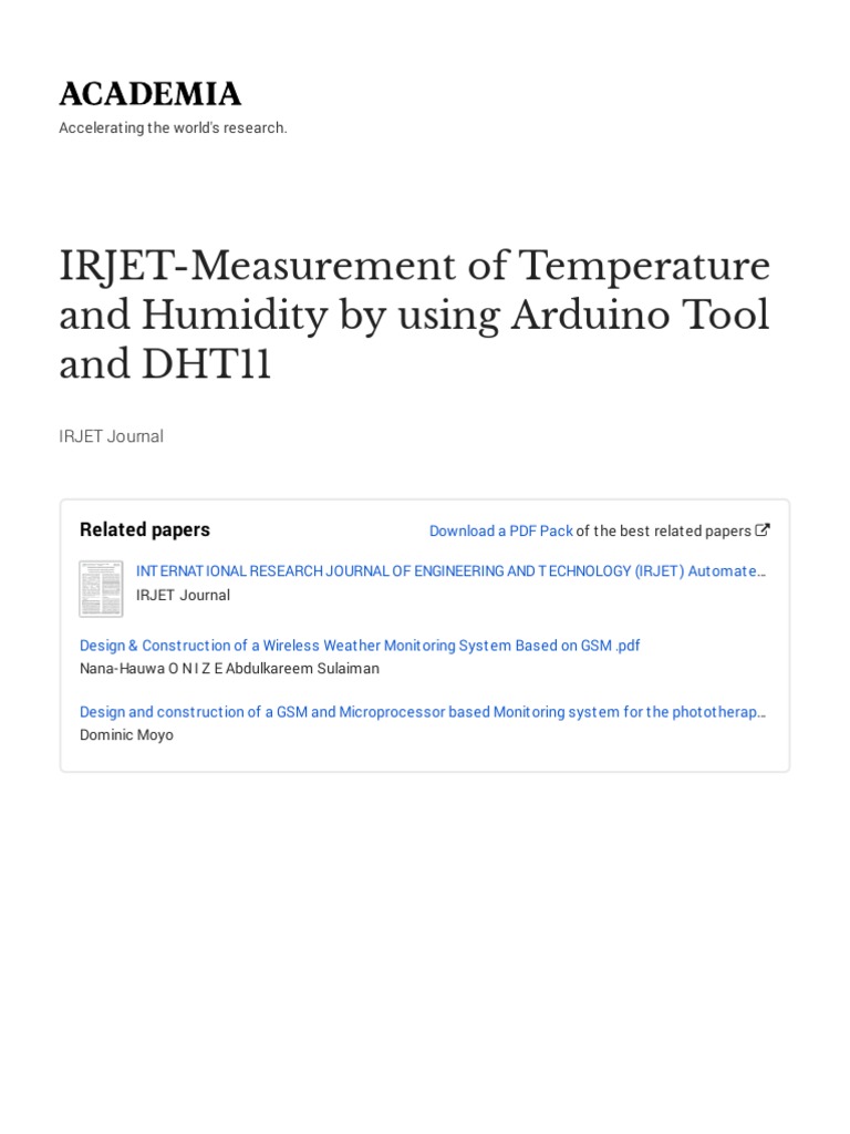 IRJET V5I12167 With Cover Page v2 | PDF | Sensor | Microcontroller