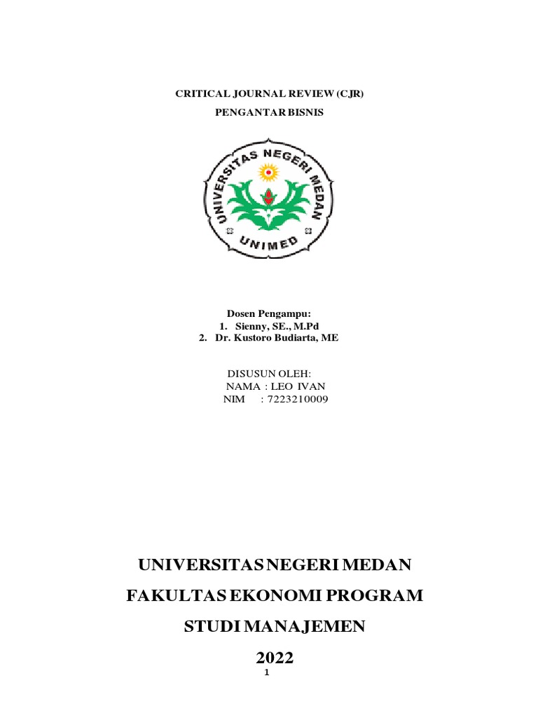 CJR Pengantar Bisnis Leo Ivan | PDF