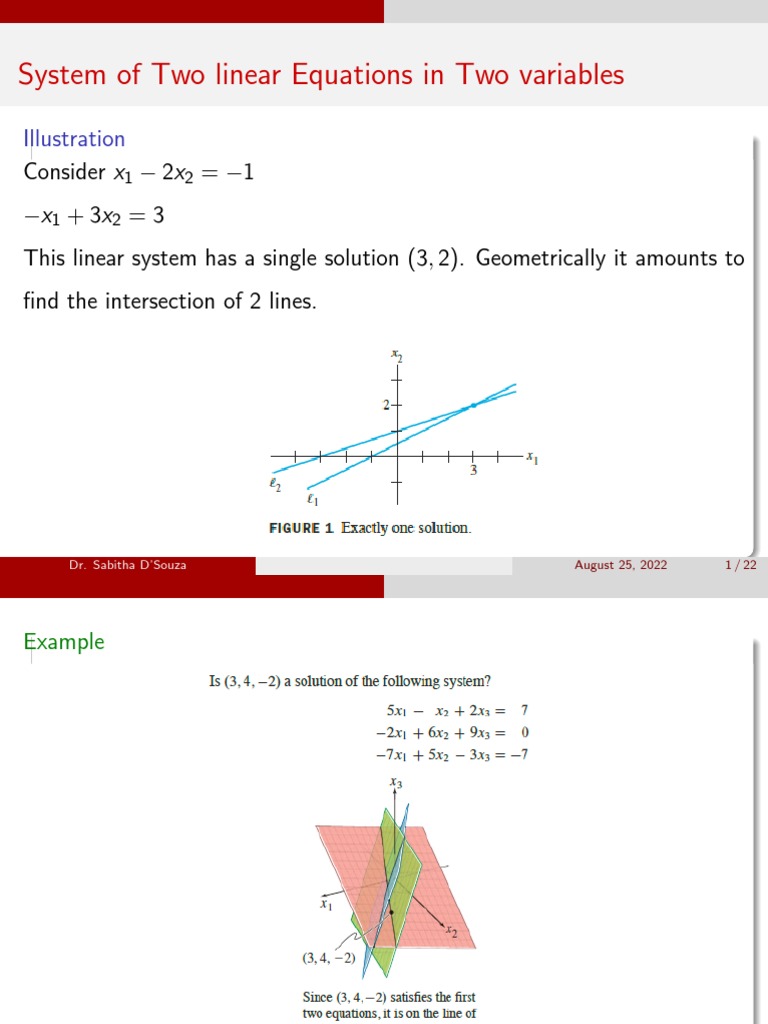AI-ML Class-04 | PDF | System Of Linear Equations | Matrix (Mathematics)