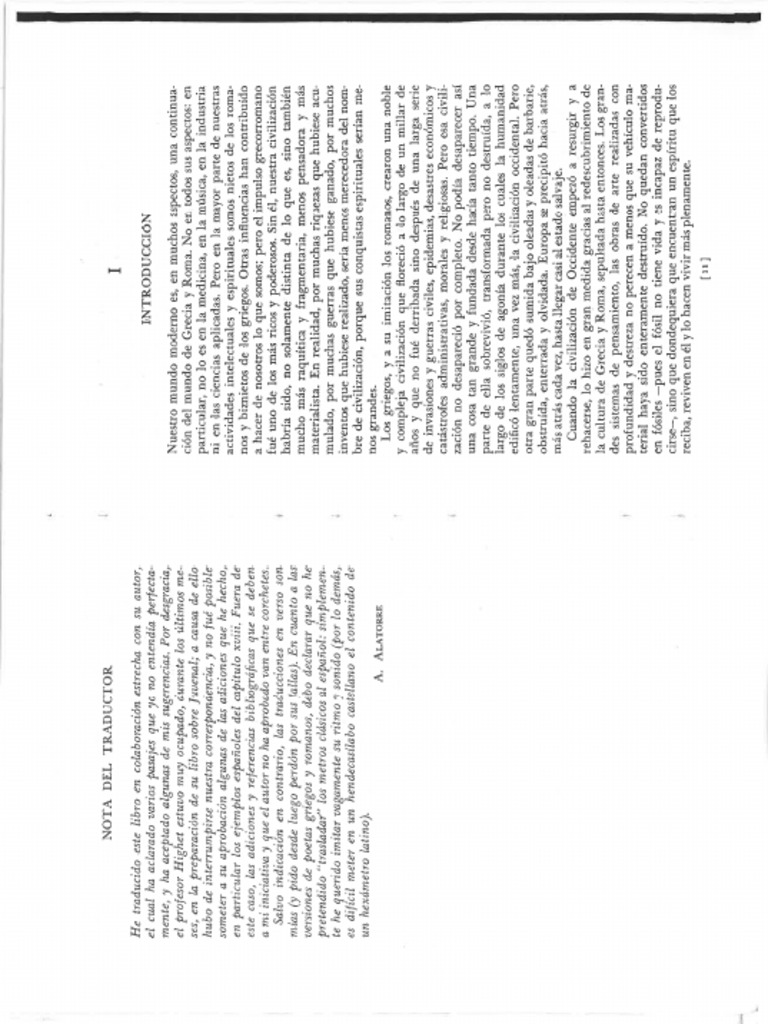 Highet Tradición Clásica | PDF