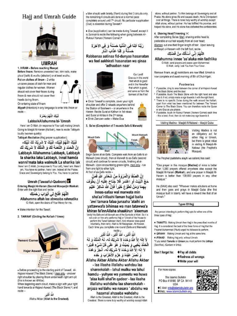 Hajj and Umrah Guide in Pdf-No.1 | PDF