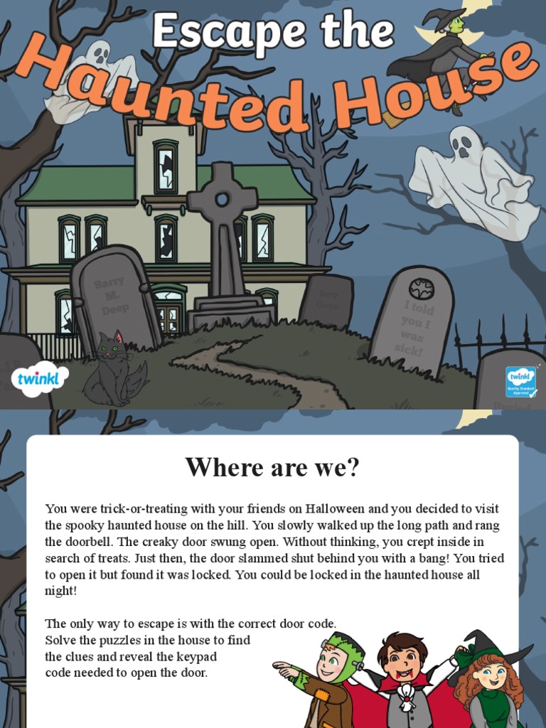 Halloween Escape Room Challenge | PDF | Halloween | Trick Or Treating