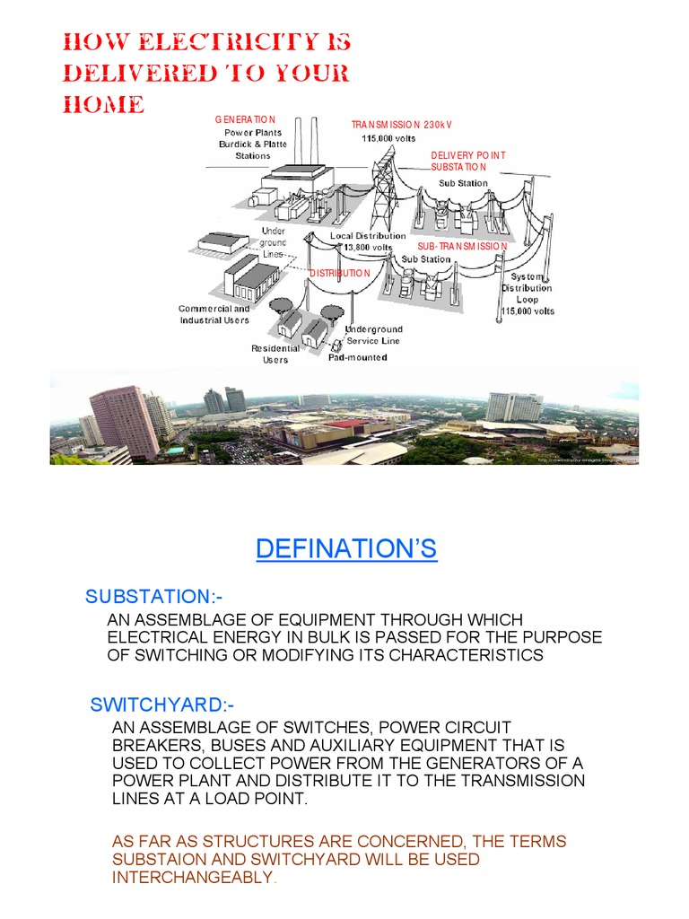 Substation & Switchyard Structure's | PDF | Electrical Substation ...