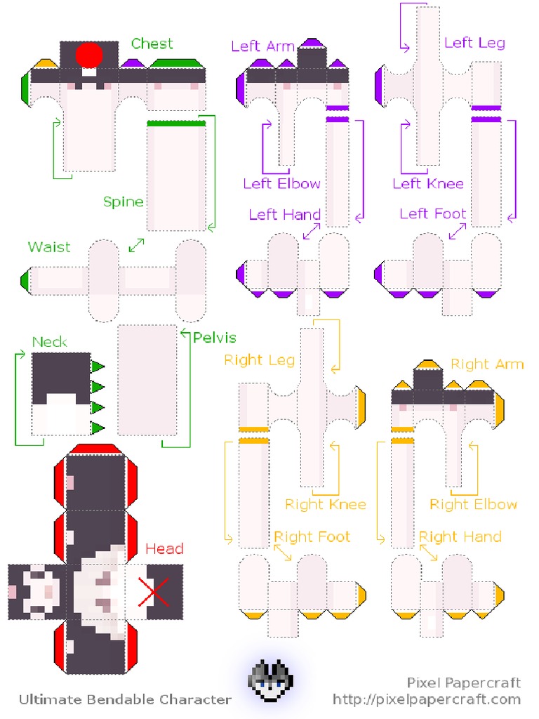 Minecraft Bendable Character | PDF