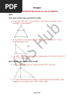 Introduction To Trigonometry 10 CLASS PYQ | PDF | Trigonometry ...