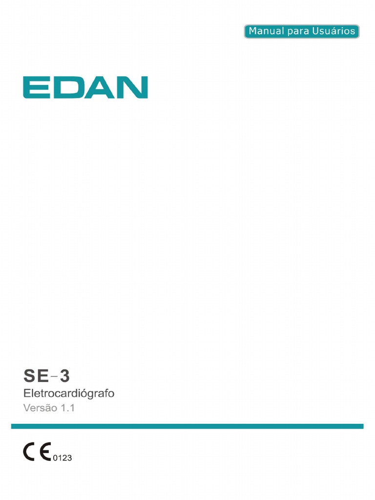 Eletrocardiógrafo Edan Se 3 | PDF | Eletrocardiografia | Rede de ...