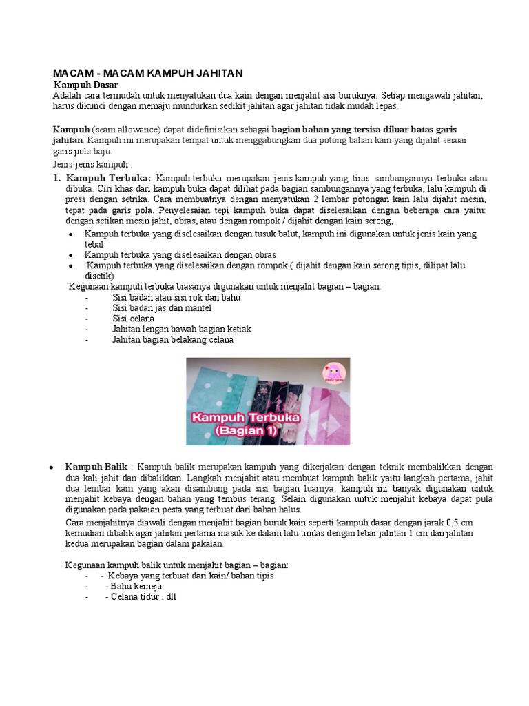 Materi Kampuh Kls X | PDF | Griya & Taman | Seni