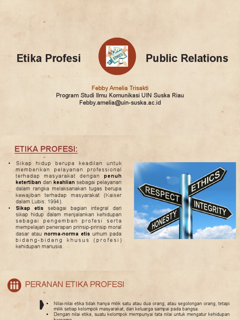 Pertemuan 4 - Etika Profesi | PDF