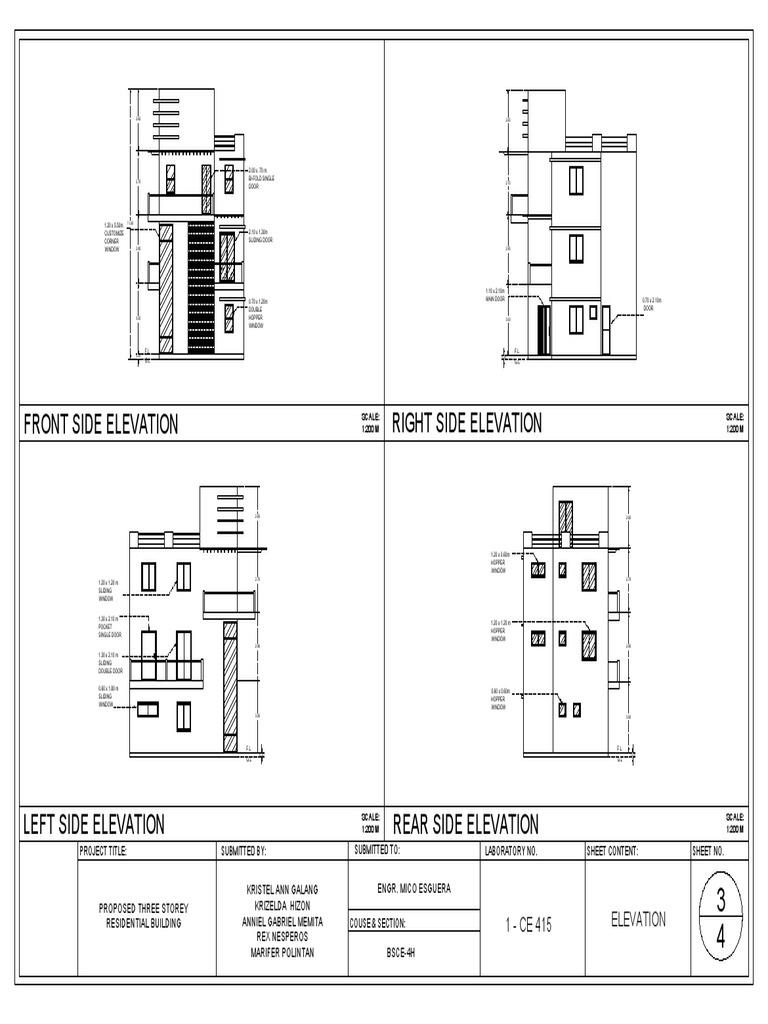 ELEVATIONS | PDF | Queensland Heritage Register | Architectural Elements