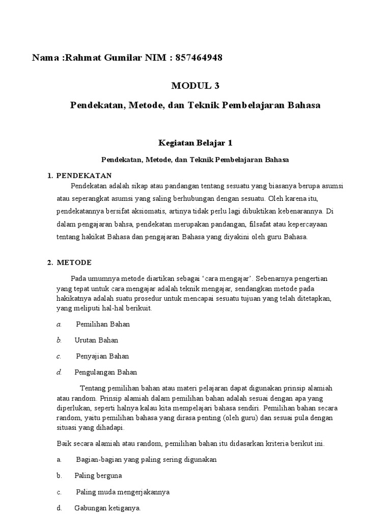 Tugas Resume Modul 3 Dan 4 Rahmat Gumilar | PDF