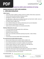 OHL Conductor Stringing Method Statement | PDF | Wire | Insulator ...