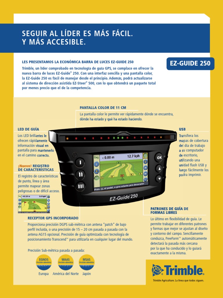 Pantalla Ez Guide 250 | PDF | Sistema de Posicionamiento Global ...