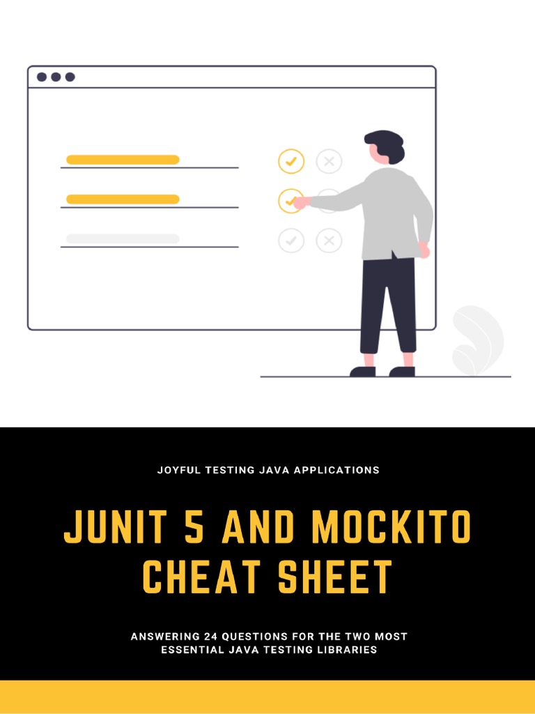 Junit 5 and Mockito Cheat Sheet 1.0 | PDF | Unit Testing | Spring Framework