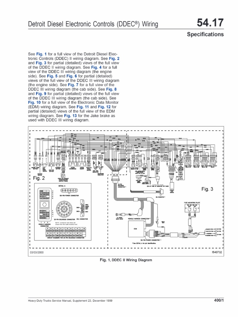 Detroit Diesel DDEC II and III Wiring Diagrams | PDF