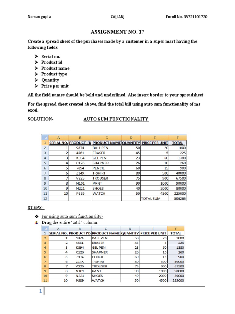 Computer Lab 1 | PDF | Letter Case | Microsoft Excel