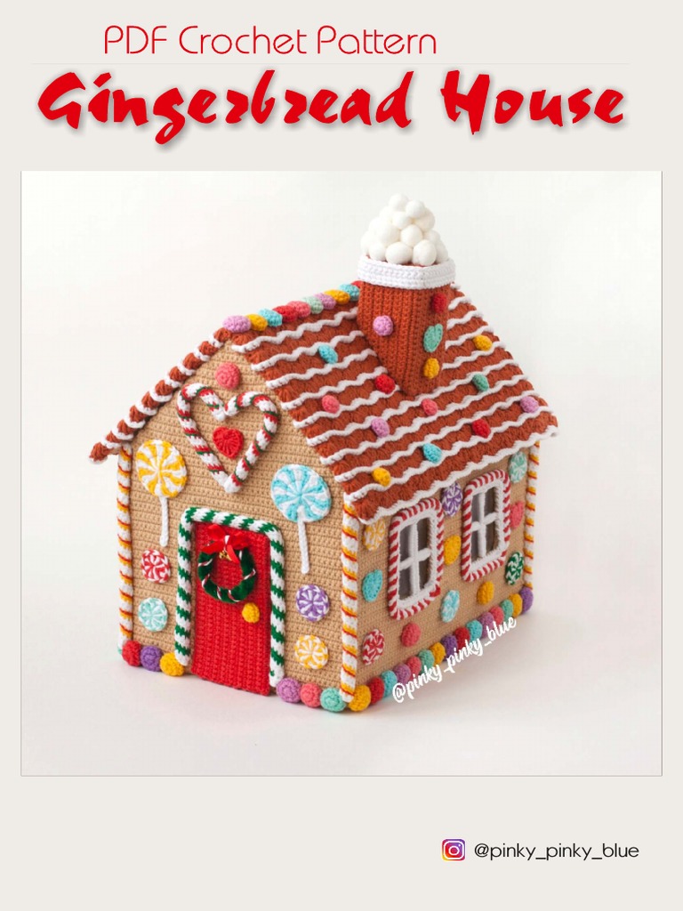 Casita de Jengibre Navidad | PDF | Crochet | Yarn
