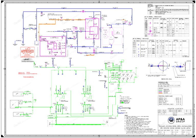 NK - DN12350 - 4001 - BALLAST SYSTEM WITH BWTS INSTALLATION IWO ENGINE ...