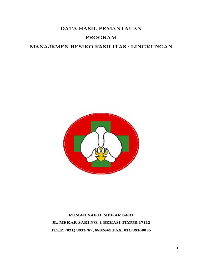 MFK 3 RSMS Data Hasil Pemantauan Program Manajemen Resiko Fasilitas | PDF