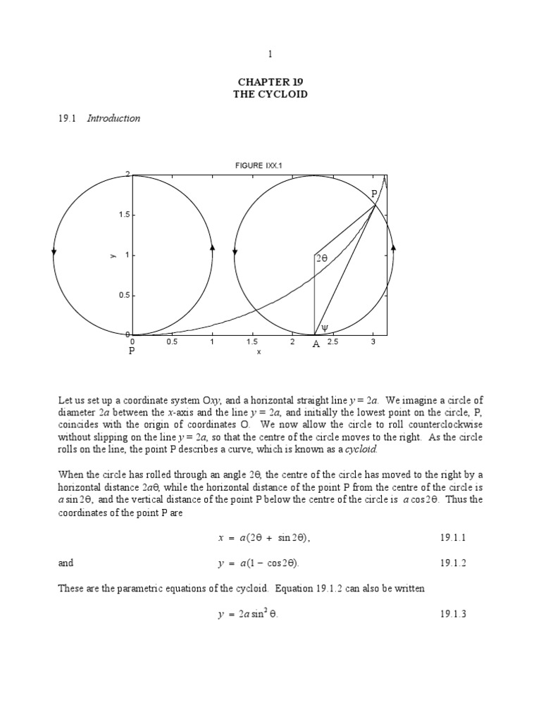 cycloid | Circle | Trigonometric Functions