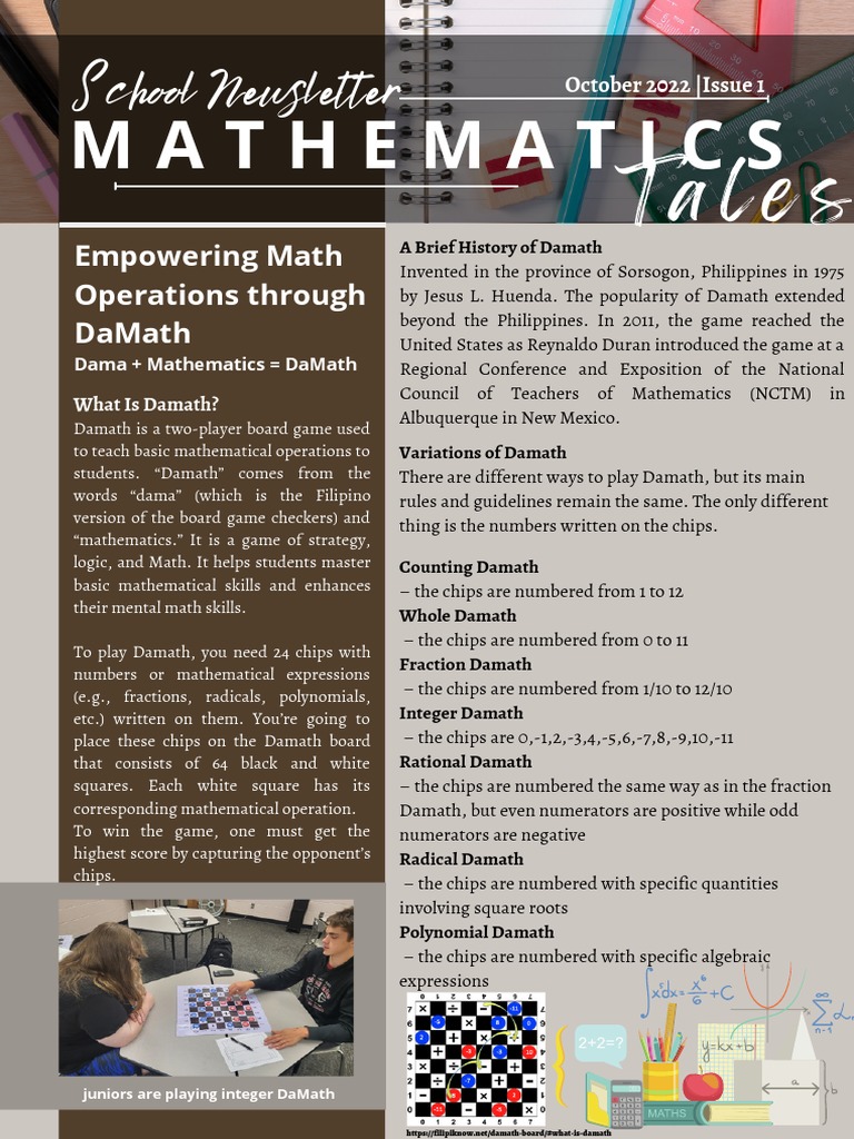 October Newsletter | PDF | Mathematics | Mathematical Objects