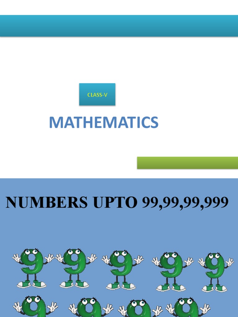 Numbers Upto 999999999 | PDF | Numbers | Arithmetic