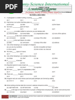 Creche Exams Sample For Schools | PDF