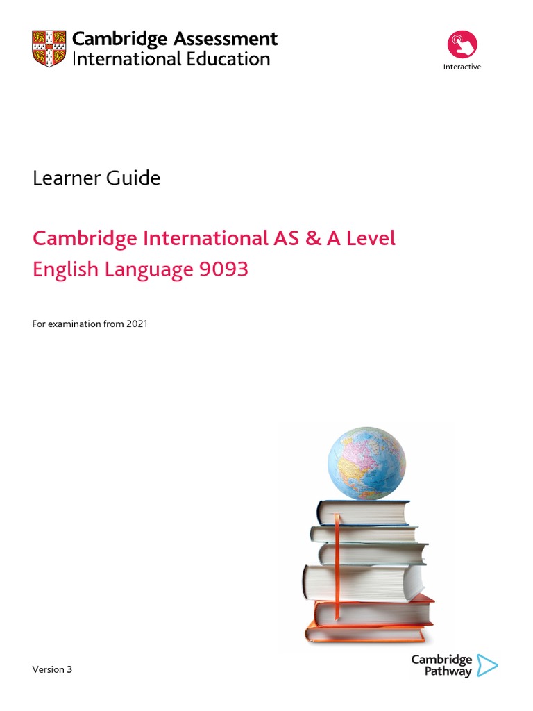 9093 Learner Guide (For Examination From 2021) | PDF | Question | English Language