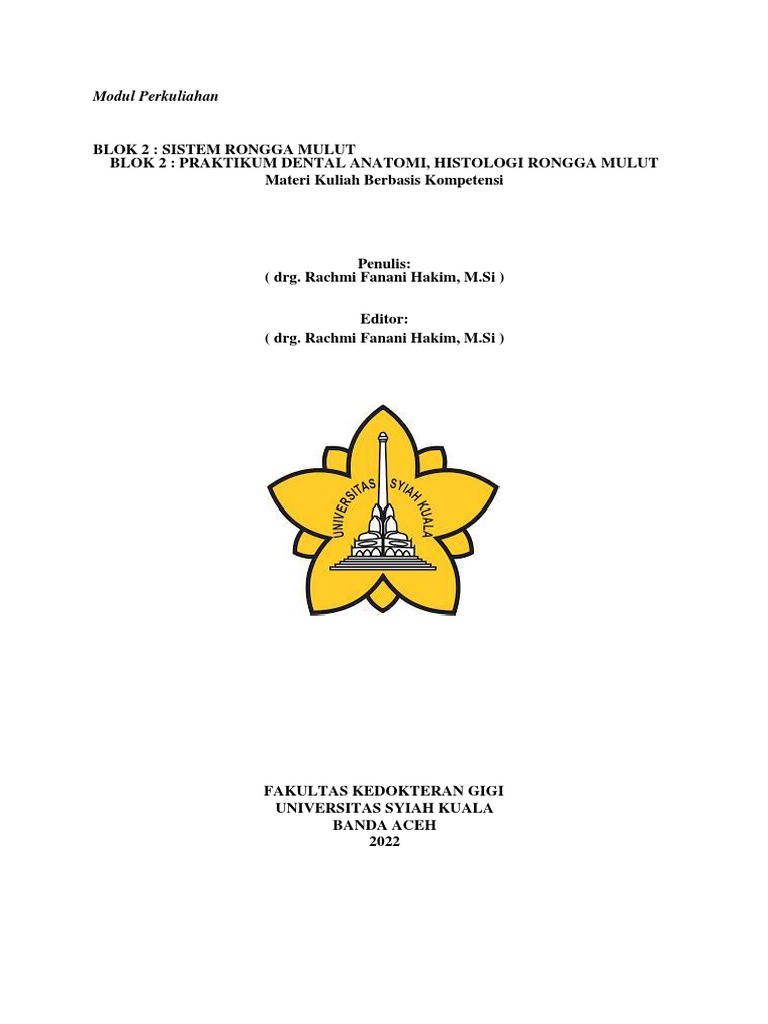 01 Modul Blok 2 Praktikum 2022 Rachmi Final Edit | PDF