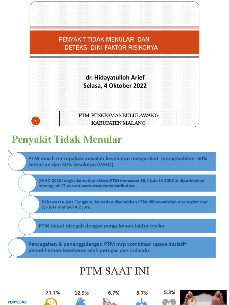 Penyuluhan PTM | PDF