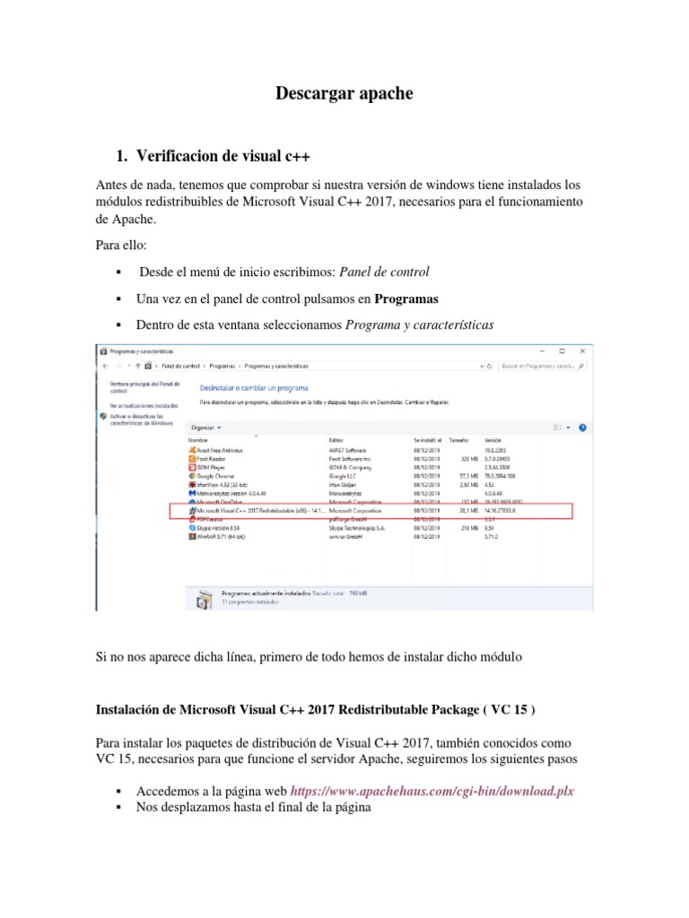 Apache 1 | PDF | Servidor HTTP Apache | Archivo de computadora