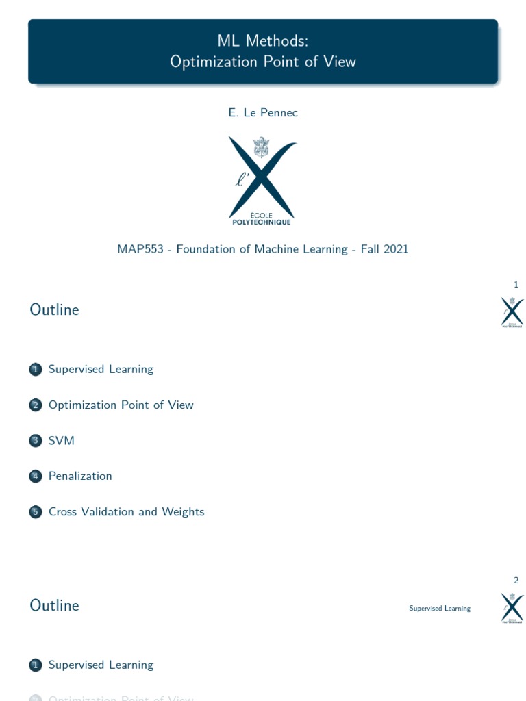 ML Opt | PDF | Algorithms | Analysis