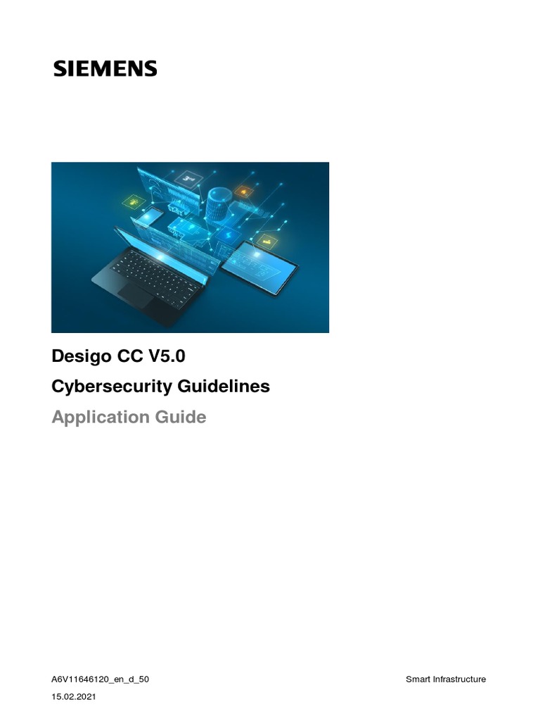 CybersecurityGuidelines DESIGOCC V5x | PDF | Computer Security | Security