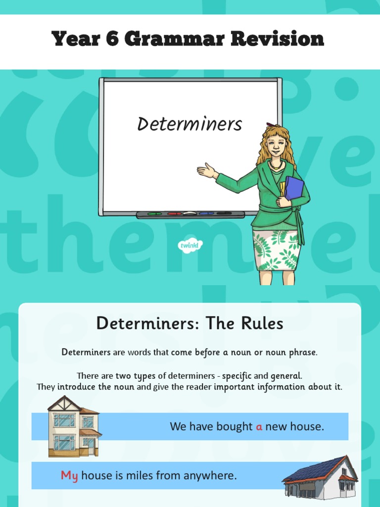 Grammar Determiners | PDF | Noun | Cognition