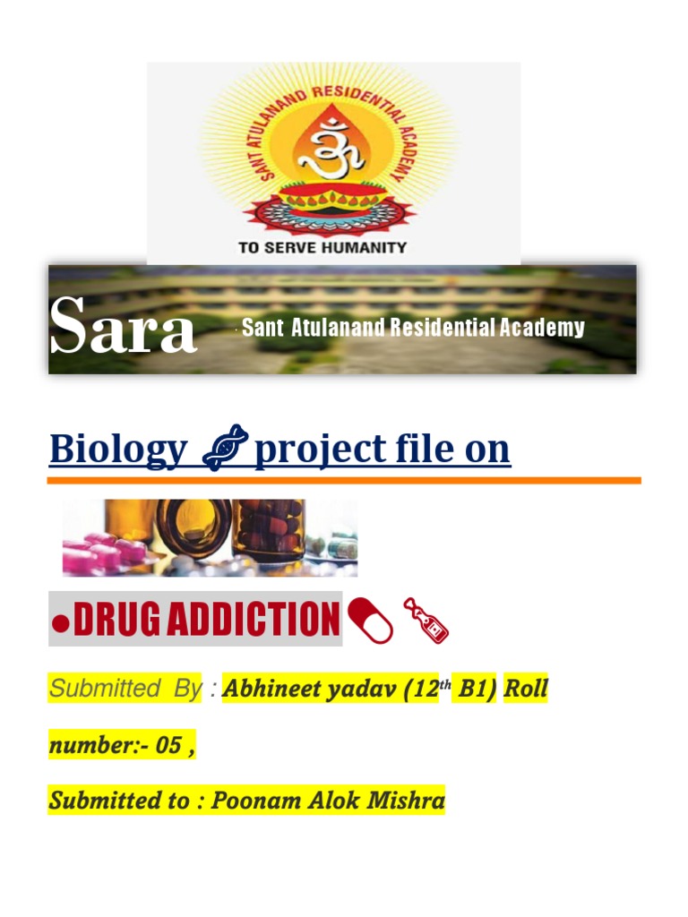 Biology Project File 12th | PDF | Substance Abuse | Tobacco Smoking