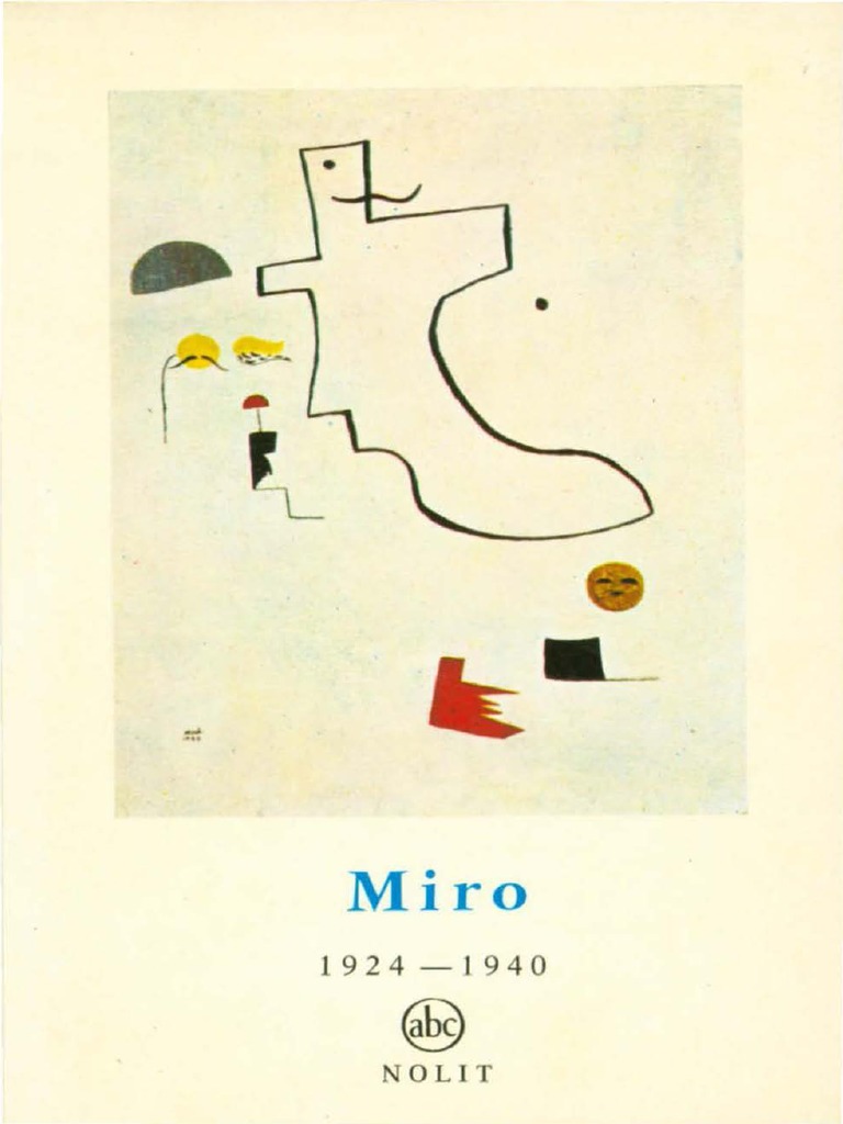 Miro - 1924-1940 | PDF