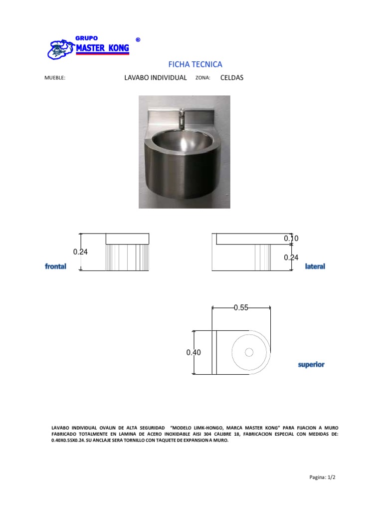 Guias Mecanicas Lavabos y Mingitorios. | PDF | Tornillo | Herramientas