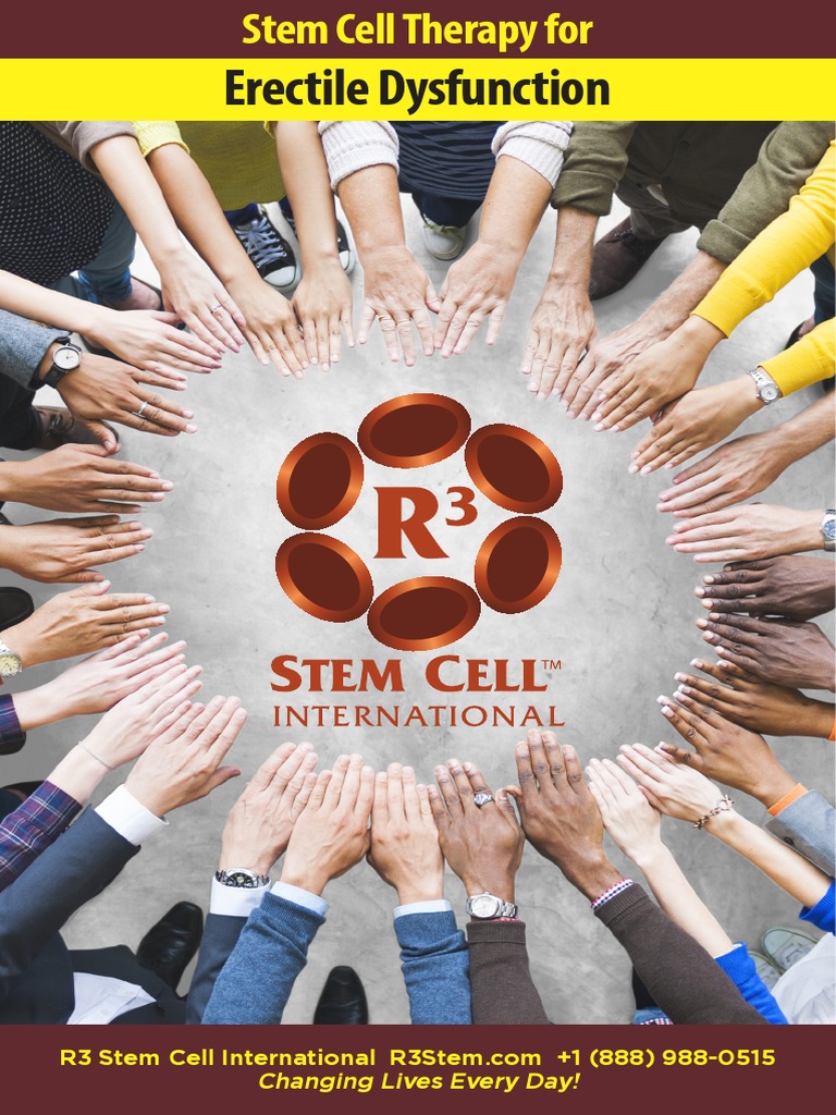 R3 Brochure ED | PDF | Stem Cell | Erectile Dysfunction