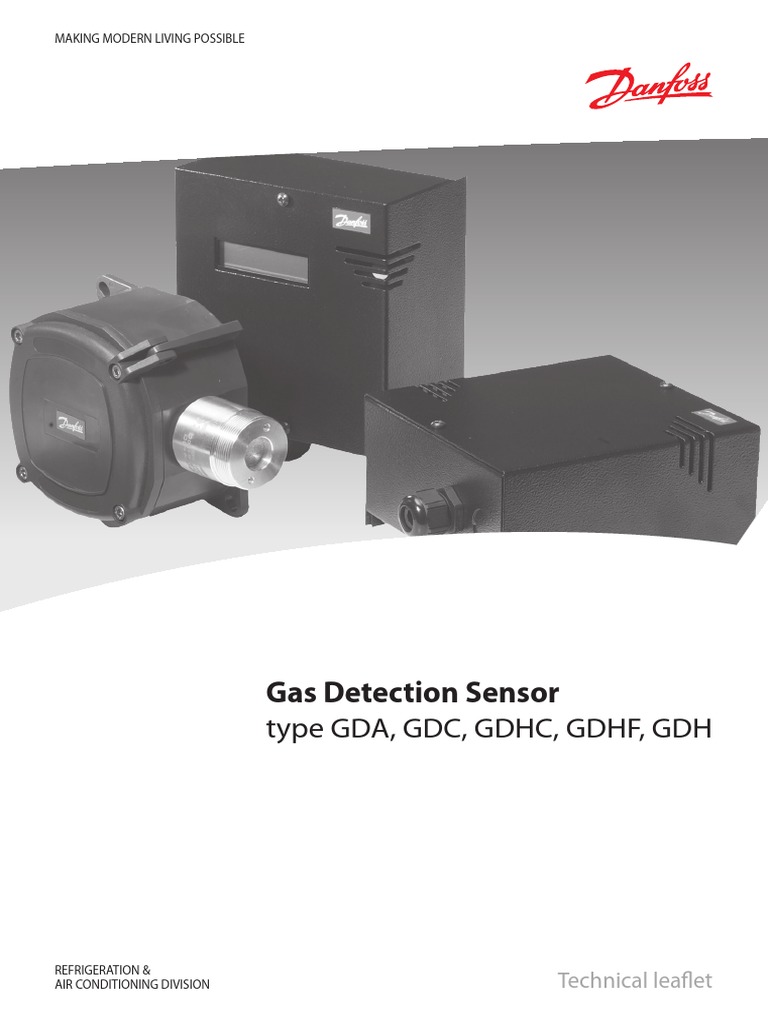 Detectores NH3 (Ficha Tecnica-Danfoss) | PDF | Ammonia | Sensor