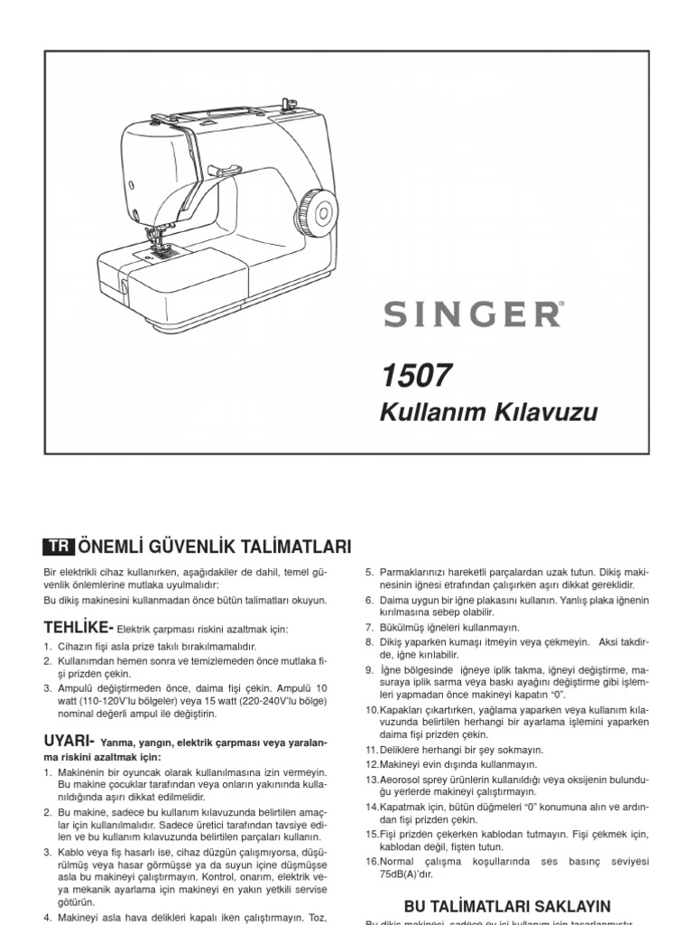 Singer 1507 | PDF